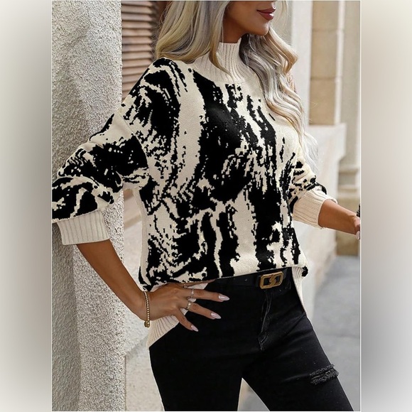 Sweaters | 20 Abstract Knit Sweater | Poshmark
